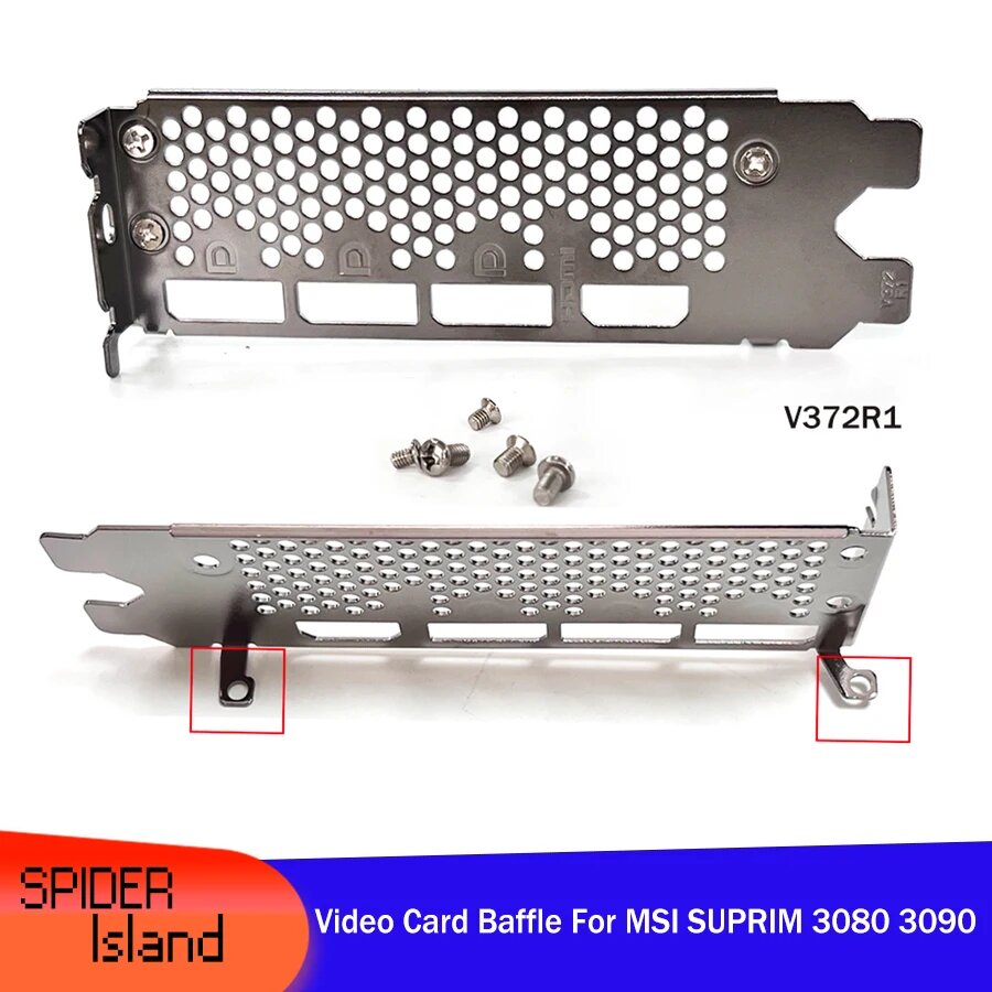 Кронштейн для видеокарты MSI GeForce RTX 3080 3090 SUPRIM X 10G LHR графическая карта RTX3080 RTX3090 заглушка V372R1 с винтами