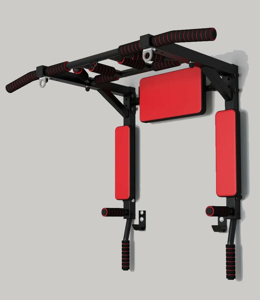 Турник-брусья настенные Мультихват с регулировкой ширины брусьев