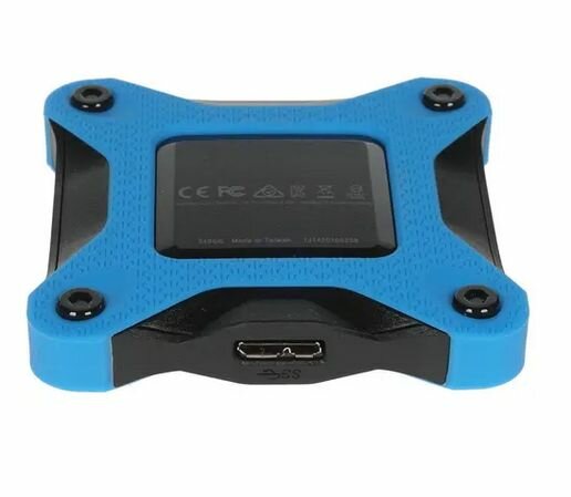 240 ГБ Внешний SSD A-DATA SD600Q (ASD600Q-240GU31-CBL) синий - USB 3.2 Gen1 Type-A, чтение - 440 Мбайт/сек, запись - 430 Мбайт/сек