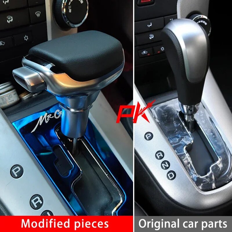 Для Chevrolet Cruze Kopac Orlando Автомобильная автоматическая коробка передач Новая кожаная ручка переключения передач Головка переключения передач Ручка переключения передач, For Cruze(2011-17)