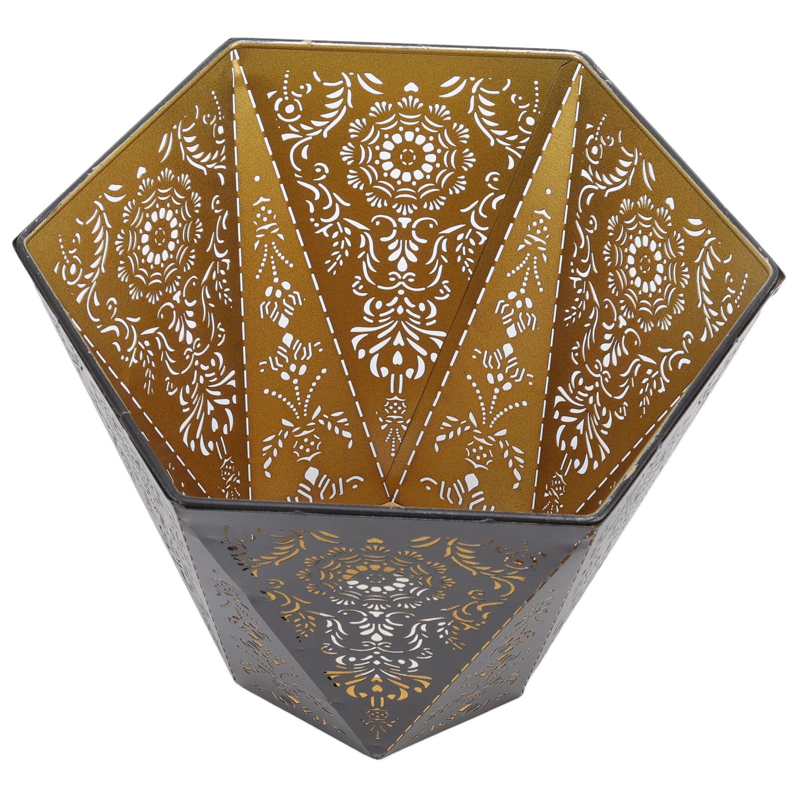 Абажуры в современном скандинавском стиле E27 E26 из кованого железа шестиугольный резной абажур для украшения прикроватной тумбочки для спальни