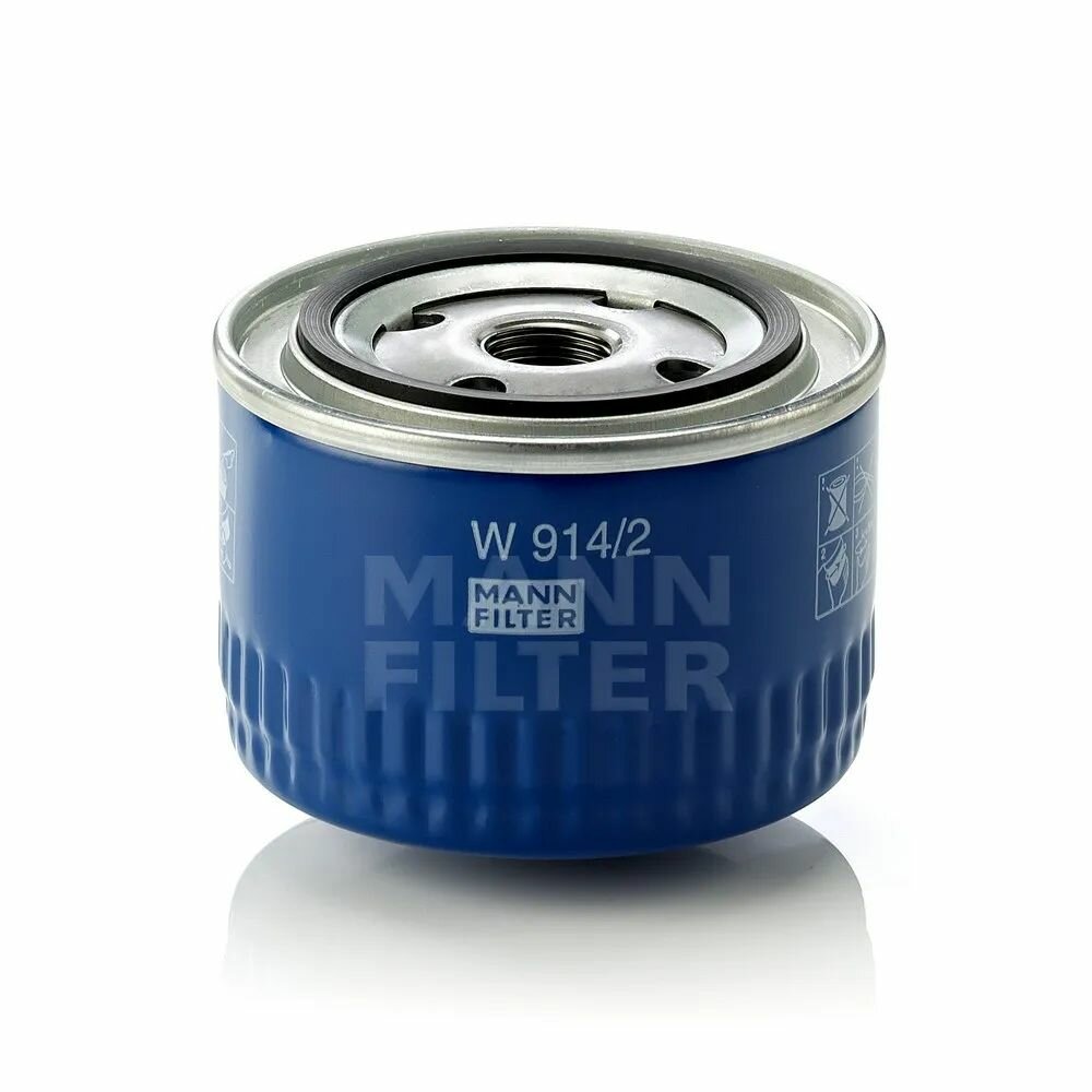 Масляный фильтр MANN FILTER W9142 для а/м ВАЗ 2108-2115, Kalina, Granta, Priora, Vesta, X-Ray, Datsun on-DO, mi-DO.