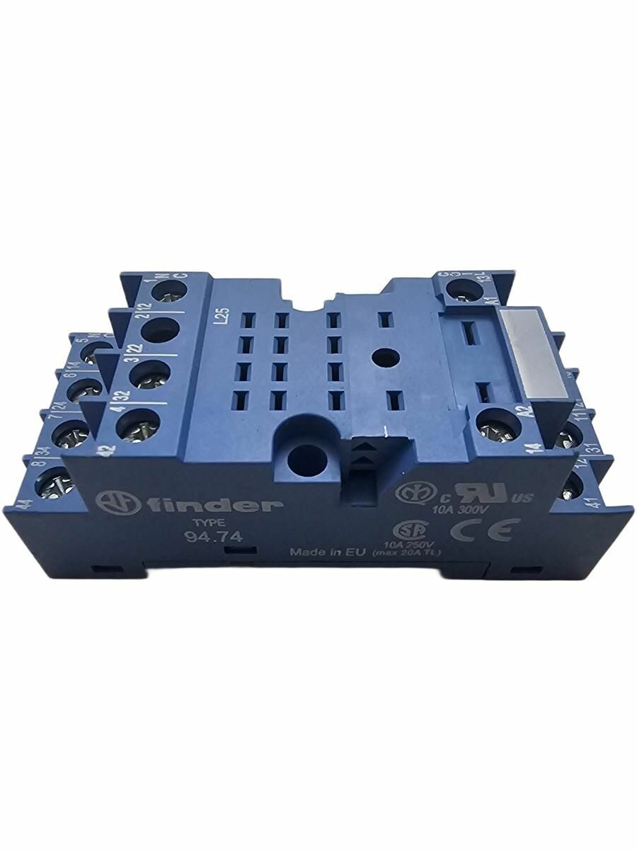 94.74. SMA, Колодка для реле 55.34, 55.32, 85.02, 85.04. Finder