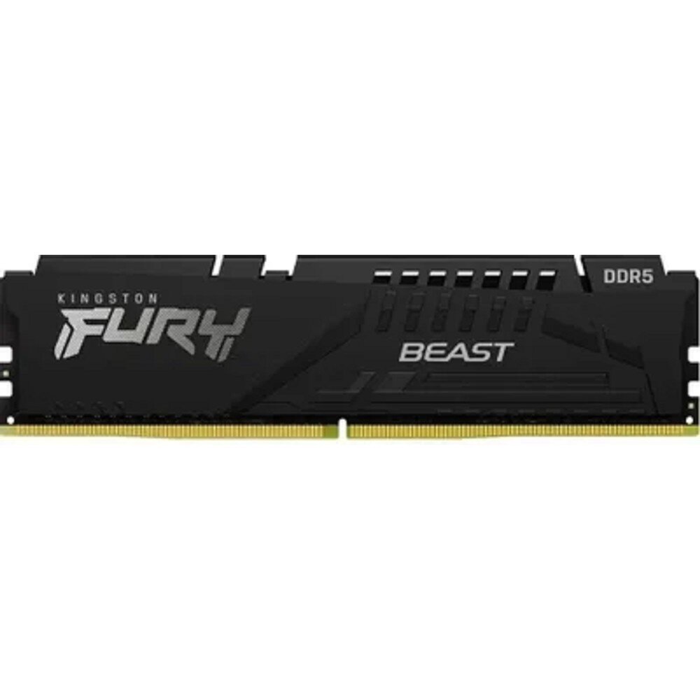 Модуль памяти Kingston DDR5 DIMM 32GB 6000MT/s CL36 FURY Beast Black KF560C36BBE2-32