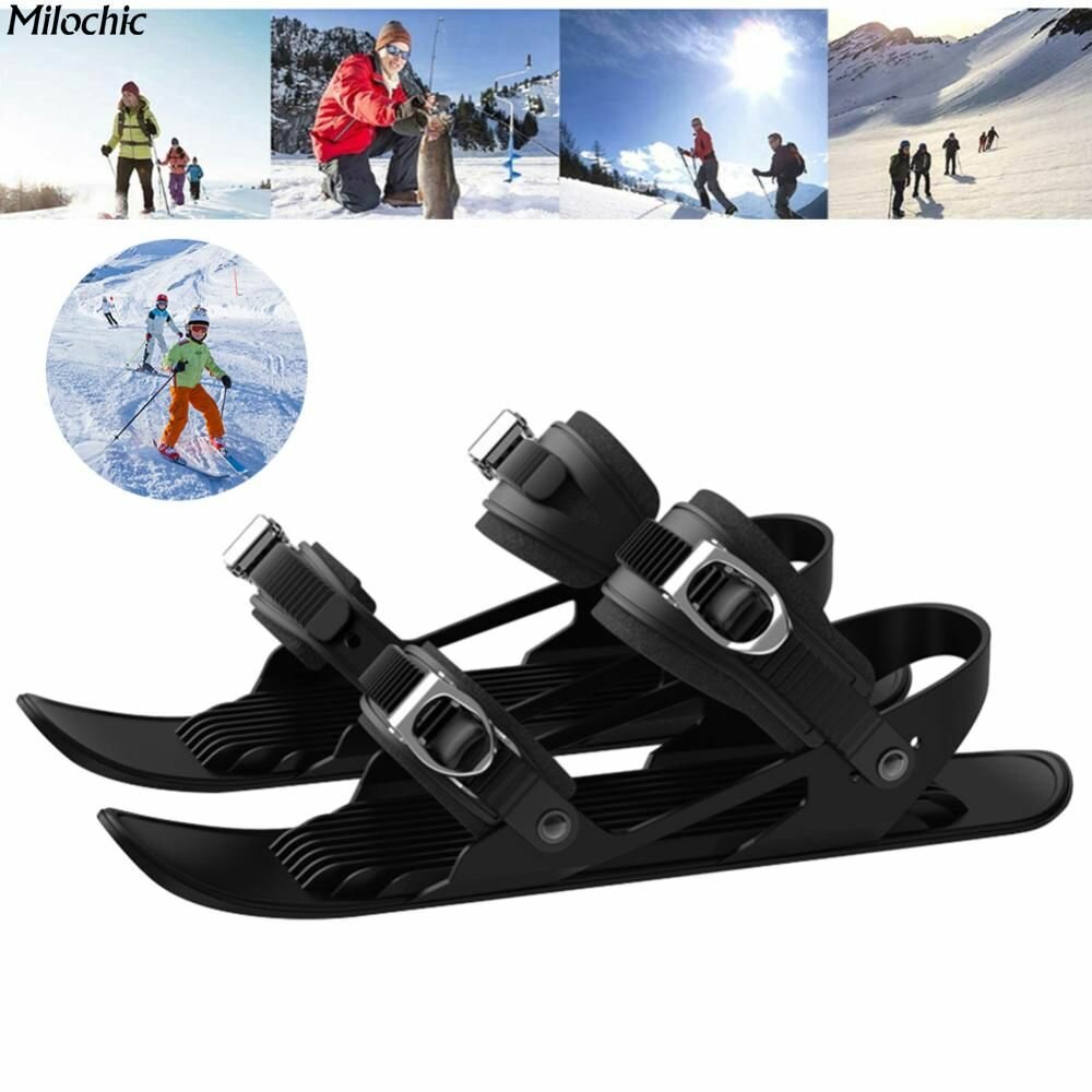 Мини-лыжные коньки, короткие ботиночные снегоступы, легкие для детей