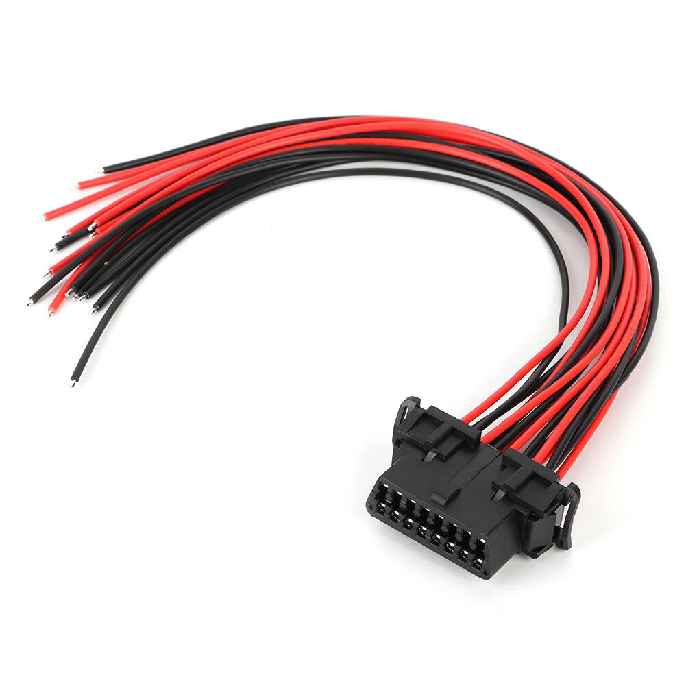 OBD2 16PIN мужского разъема удлинителя разъема Открытие женского кабеля подходит для KIA