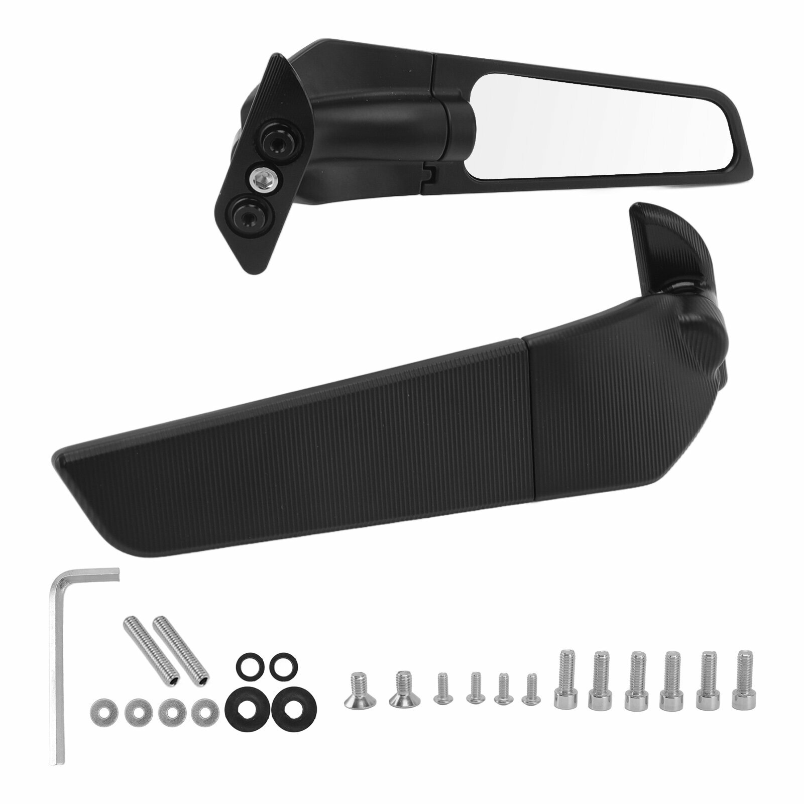 1 пара зеркал заднего вида для мотоцикла, регулируемое зеркало с ветровым крылом, замена для DUCATI PANIGALE1299 959 2015-2021