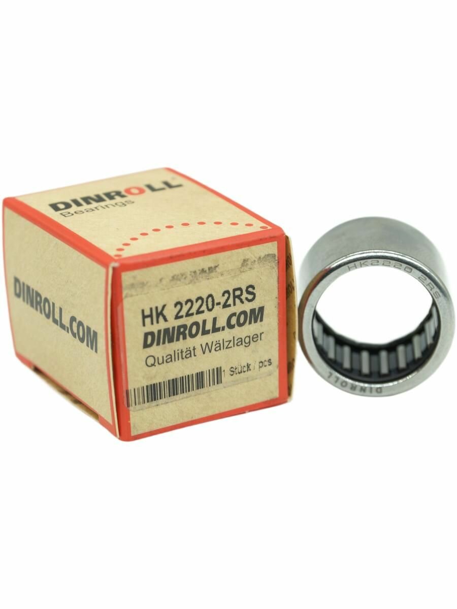 Подшипник игольчатый HK2220-2RS Dinroll (22x28x20 мм), с уплотнениями