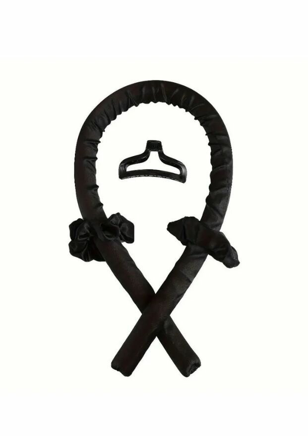 Бигуди для волос, мягкие бигуди, монобигуди 20 мм, велюровые, черные