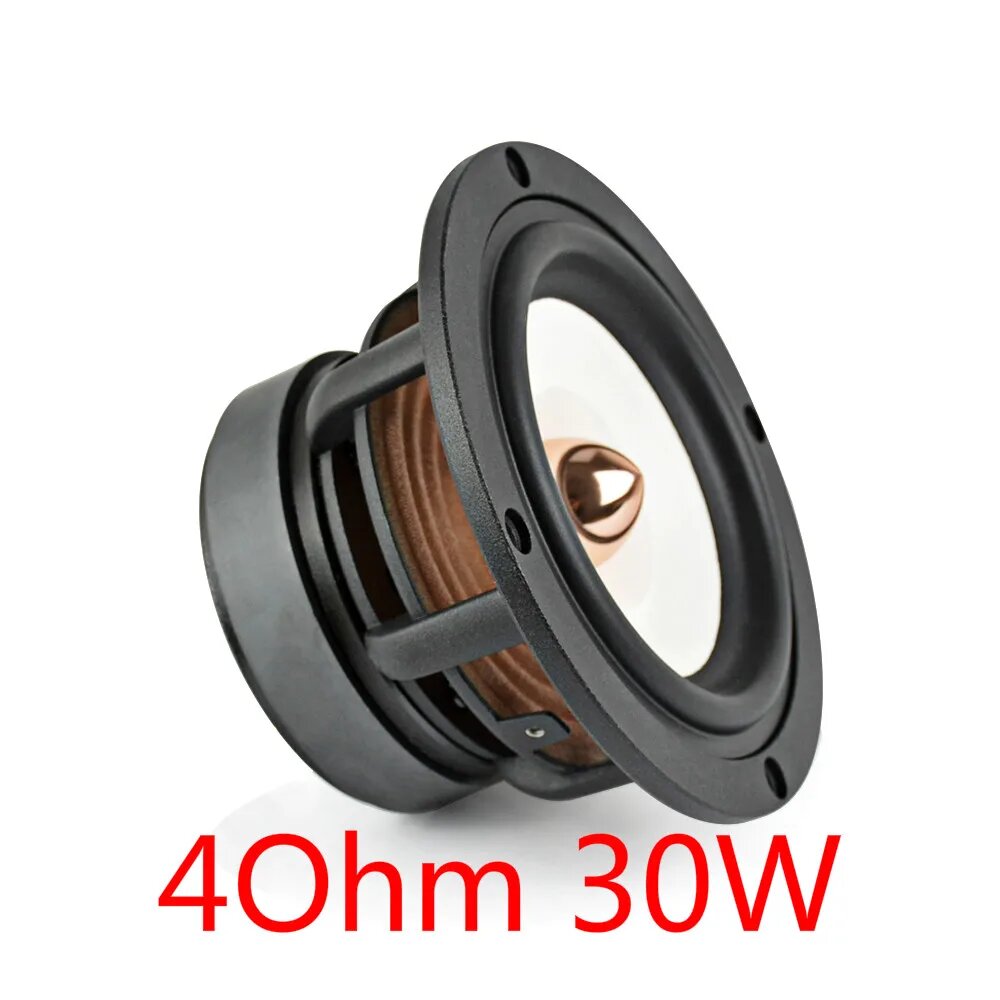 Aiyima Audio 4-дюймовый динамик Round 4 Ohm 30W