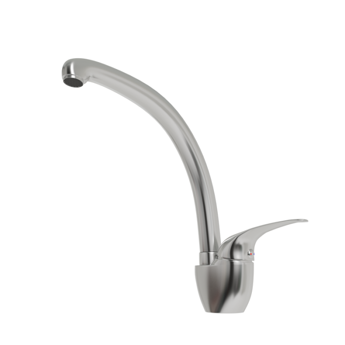 Смеситель для кухни Emar Steel ЕС - 3013 хром