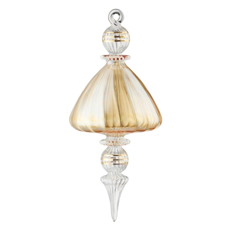 Игрушка елочная Decor de Table Скарамуччи, золотой, п/к