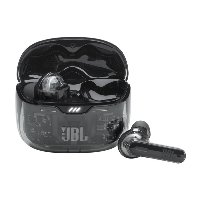 Наушники-вкладыши JBL TUNE BEAM Glass Pod True Wireless с активным шумоподавлением, aurora black
