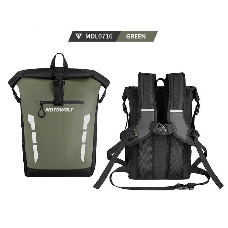 Новинка 2025, мотоциклетная водонепроницаемая сумка, велосипедный рюкзак, спортивная сумка на открытом воздухе, верховая езда, пеший туризм, дорожная сумка на плечо для R1300GS R1300 GS ADV Green