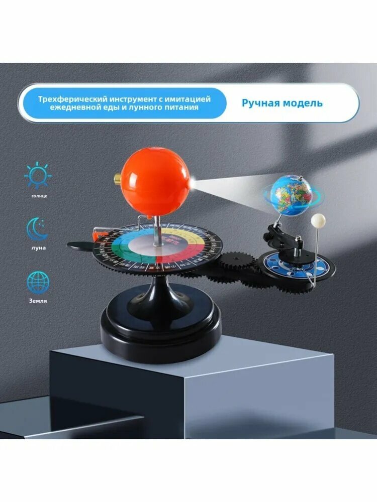 Теллурий (Земля, Солнце, Луна) Трехпланетная модель