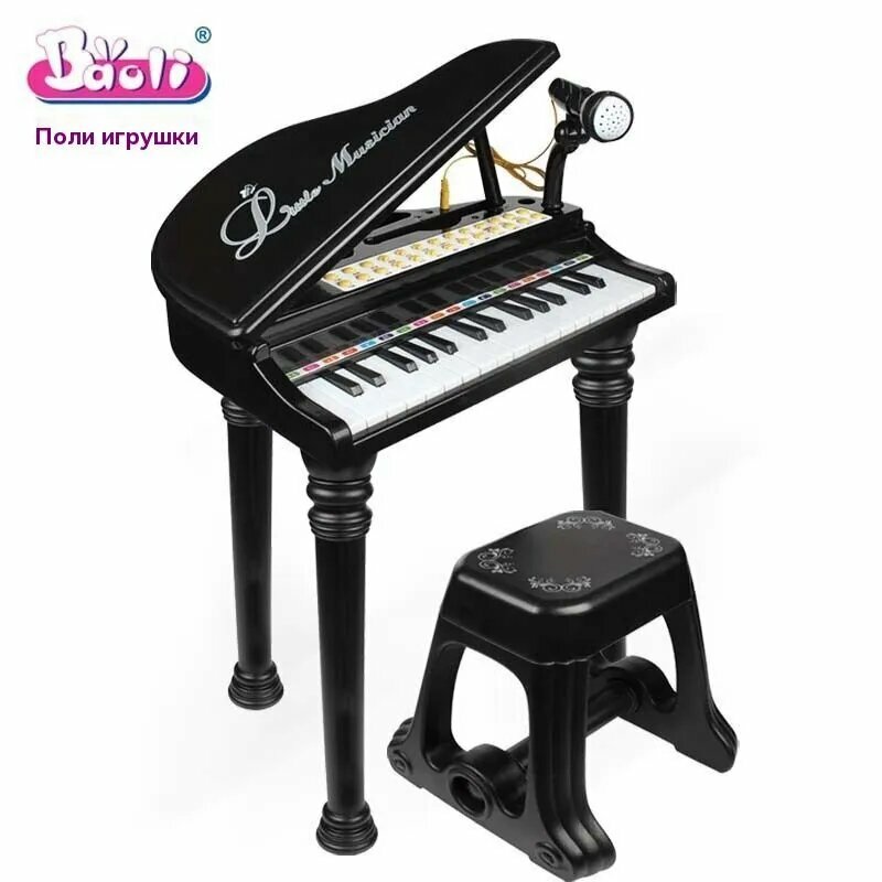 Музыкальный детский центр-Мастер игры на фортепиано; Черный