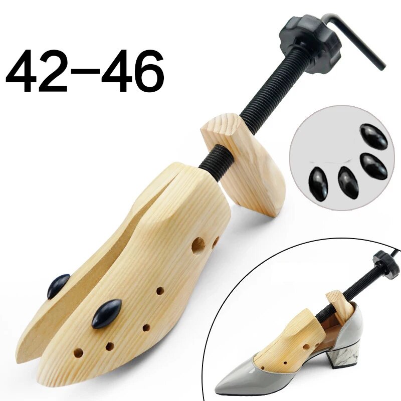 Прямая поставка, 1 шт, 2-стороннее деревянное дерево для обуви для мужчин и женщин, расширитель обуви, регулируемое устройство для растяжки обуви, формирователь, полка Sawol L1