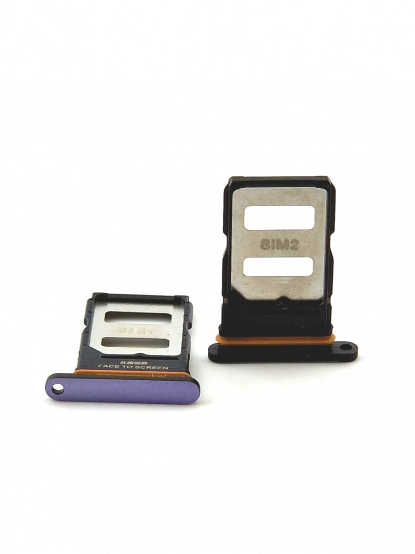 Слот SIM-карт для Xiaomi Redmi Note 14 Pro+ 5G фиолетовый