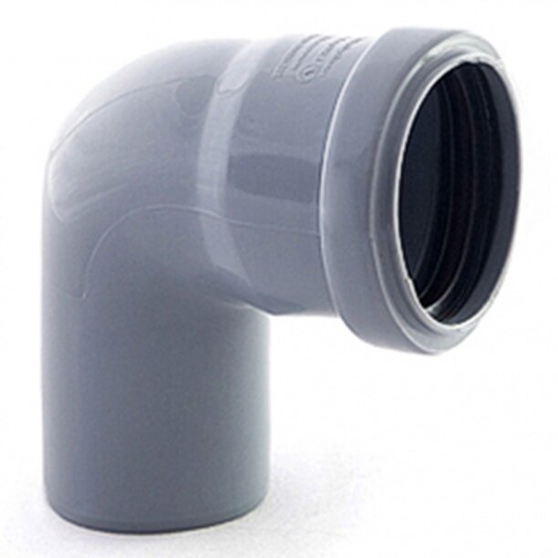 Колено канализационное РТП d50 мм угол 90 градусов
