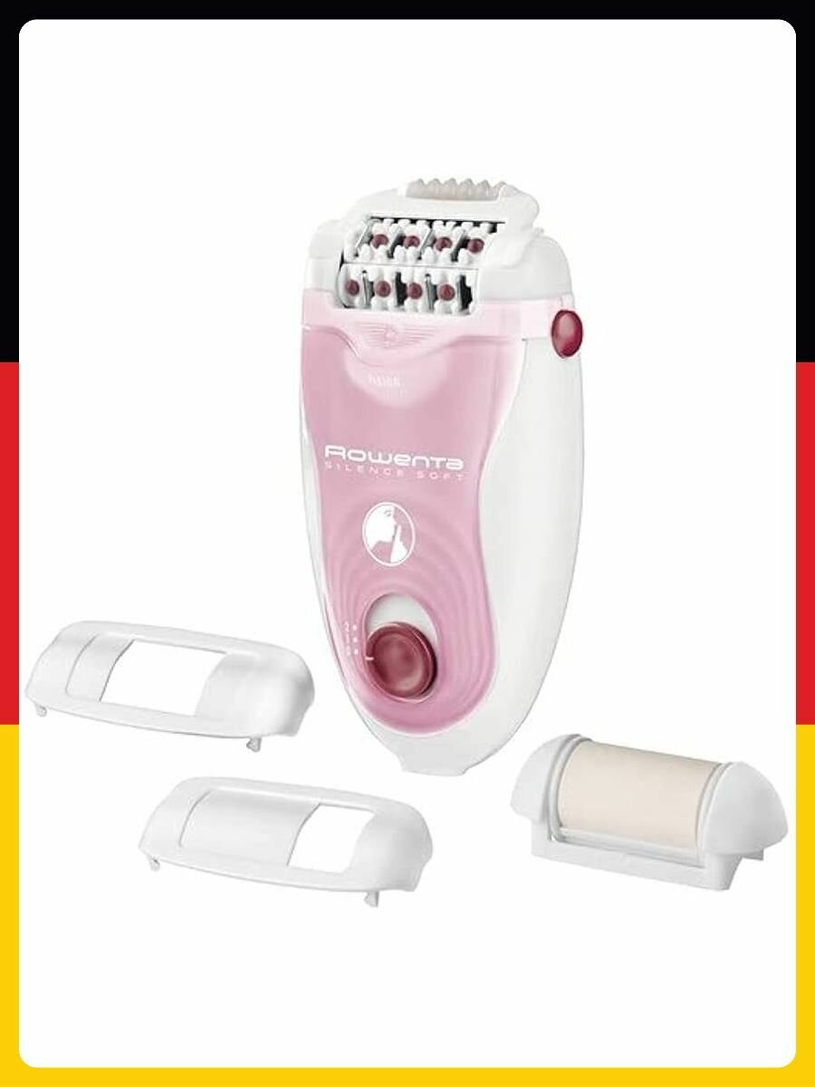 Эпилятор Rowenta EP5620 розовый, белый