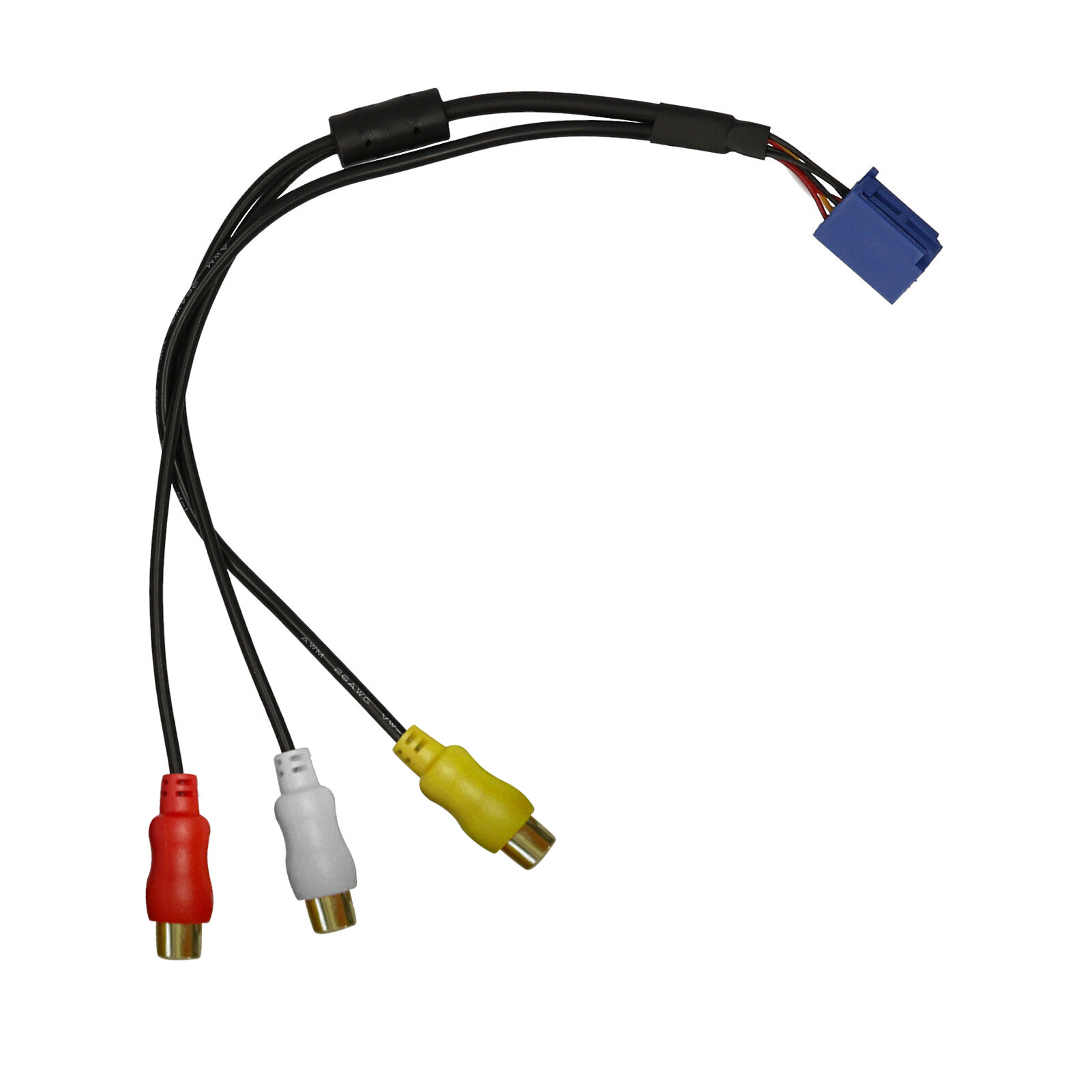 Автомобильный адаптер RCA VTR кабель 6-контактный синий A/V порт замена для Toyota