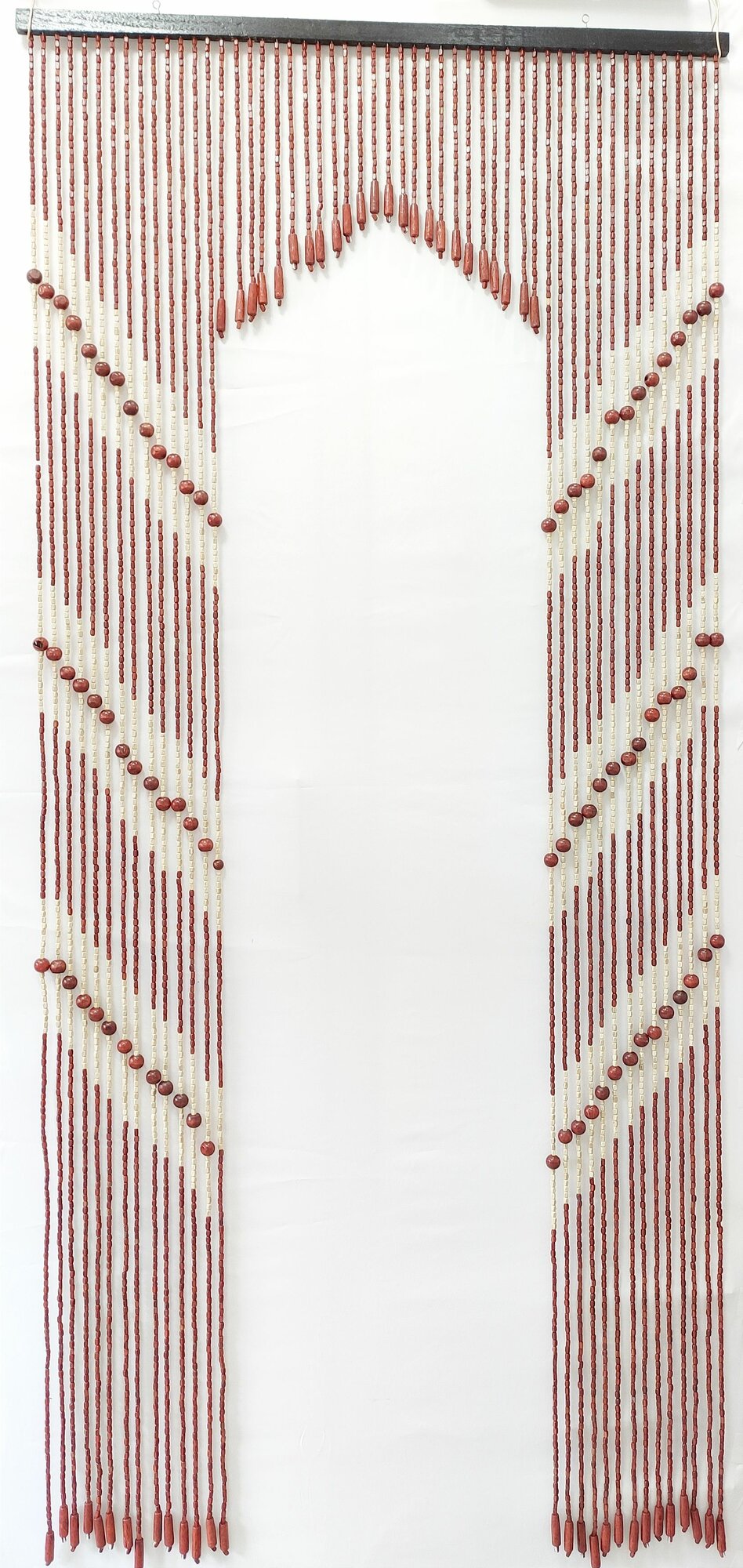 Штора Нитяные шторы, деревянные, арка, 193х90 см, 28 нитей