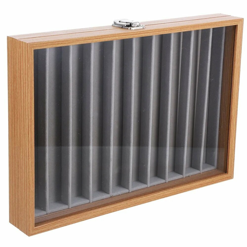 Шкатулка "Jewelry Box", для ювелирных изделий, дерево, стекло, 35.3x24x5 см