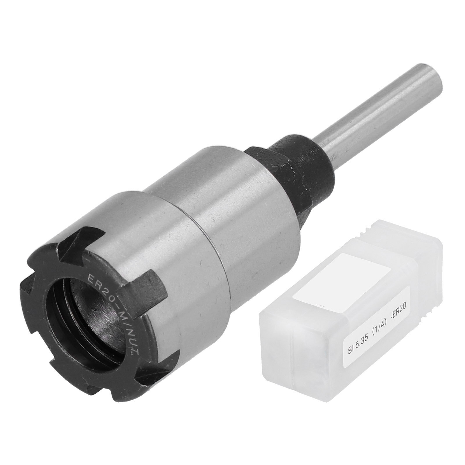 Удлинитель цанги для фрезерной фрезы с хвостовиком и держателем инструмента 1/4 дюйма SL6.35（1/4）ER20