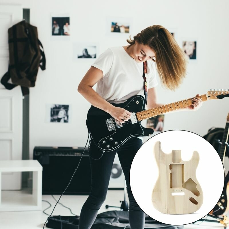 Кленовая электрогитара ST guitar body Qin barrel GSB09A