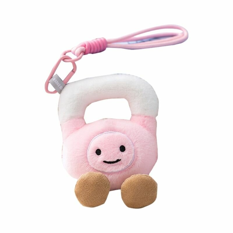 Кукла-гиря с гантелями, Плюшевая игрушка-Гиря гирями