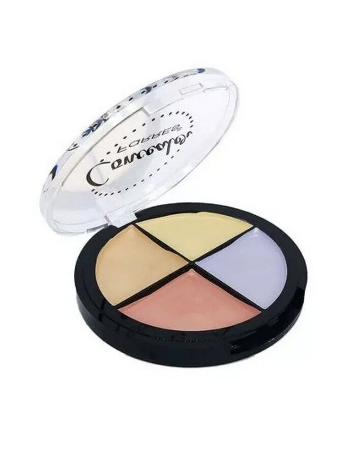 Farres Concealer - Cover Палетка консилеров для лица "4 цвета" 9 г. №102 (4021) лиловый, желтый, персиково-желтый, розово-карамельный