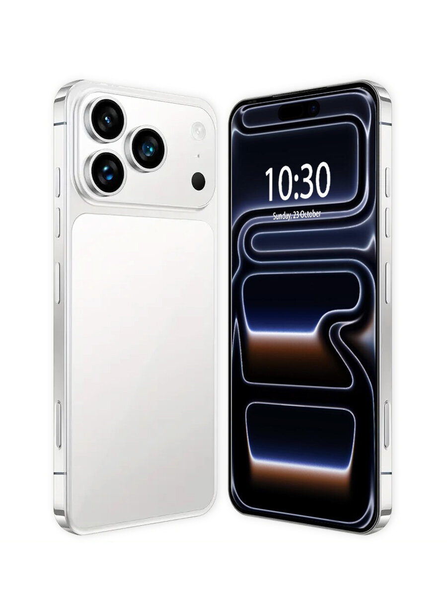 Смартфон 17 Pro Max, Android 14, 8Гб+256Гб, камера 48Мп, экран 6.8", 2 SIM