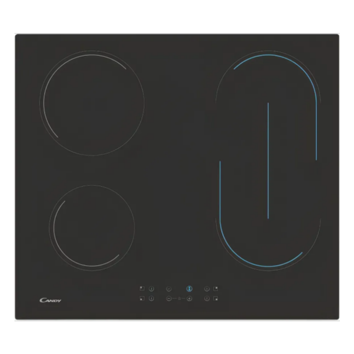 Варочная панель Candy CH64BVTRU, черный, электрическая, встраиваемая