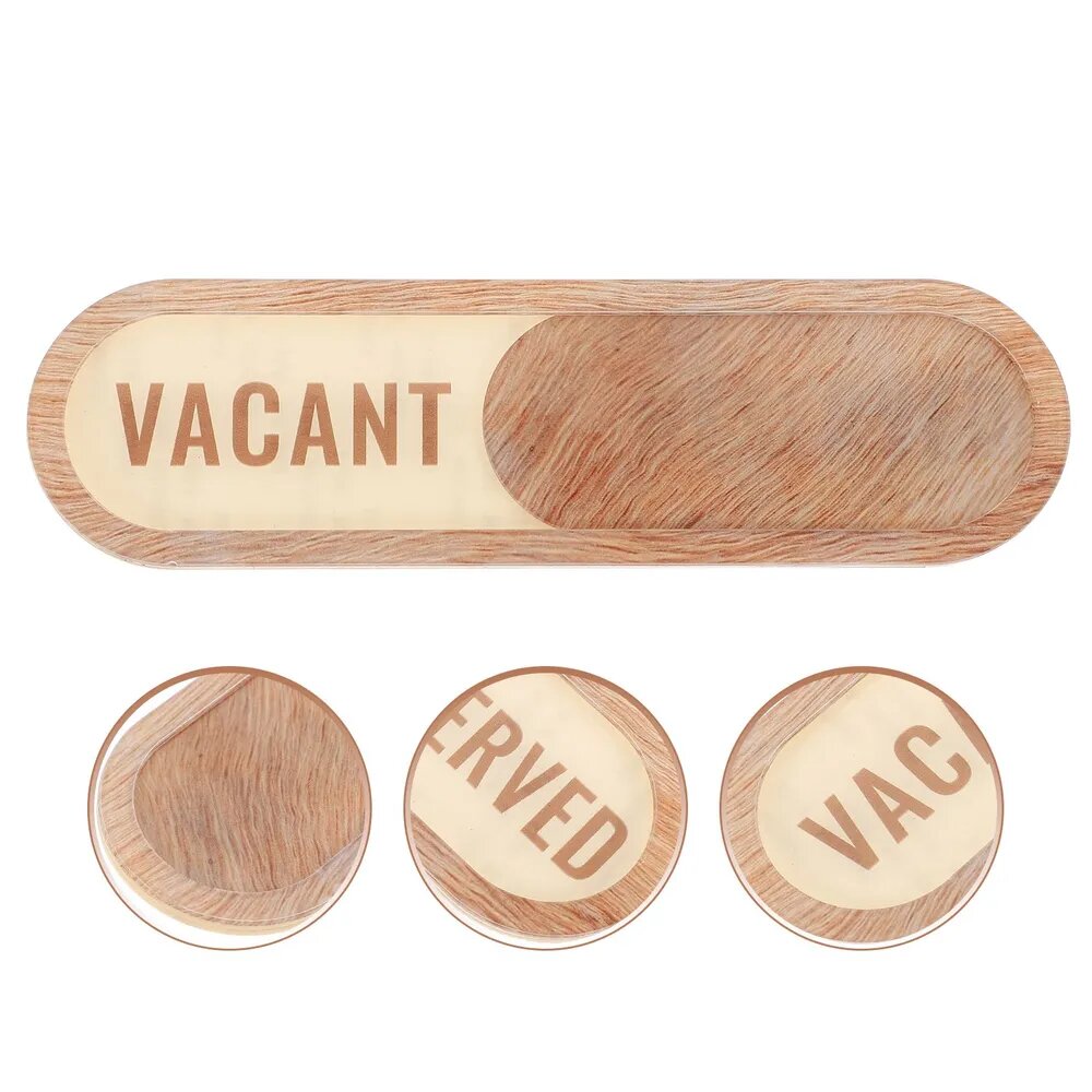 Табличка Для Обозначения Занято Свободно На Двери 17.7X5X0.5CM