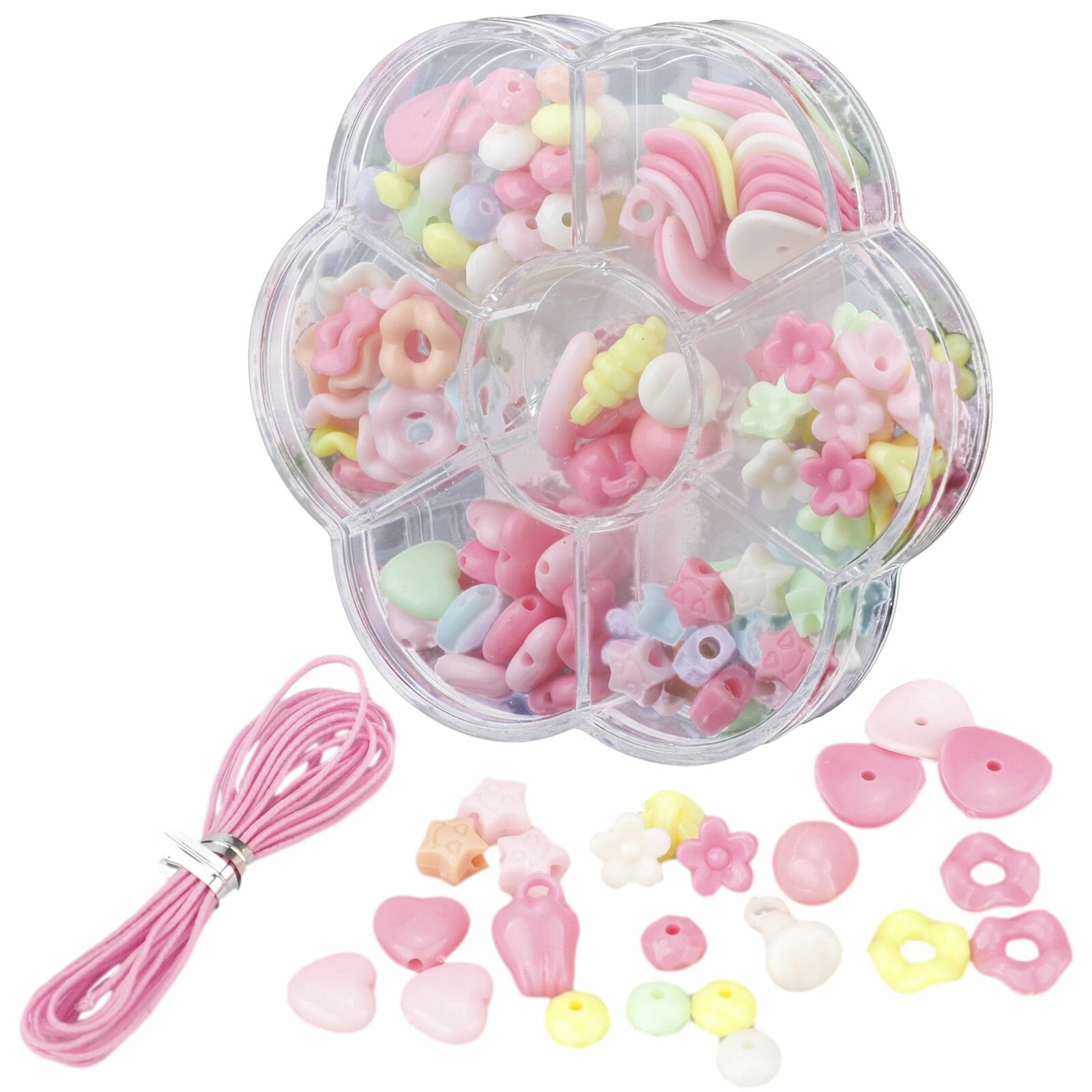 Ручной работы DIY вышитый бисером цветной бисер, материал детского ожерелья-браслета из 7 сеток