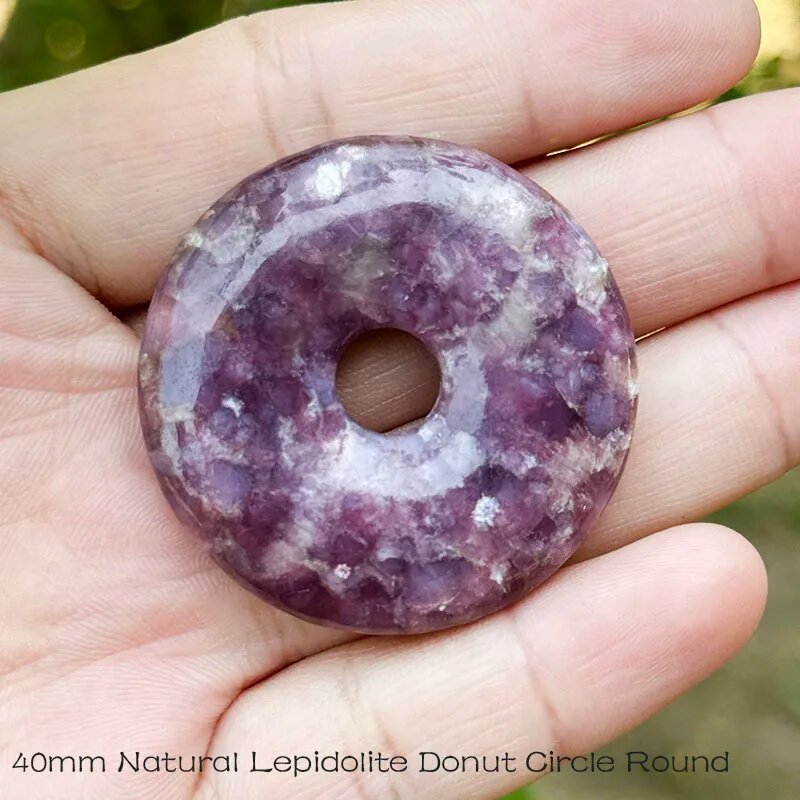 Бусины из лепидолита jbyzbsm 30/40/50 мм 40mm 1pcs