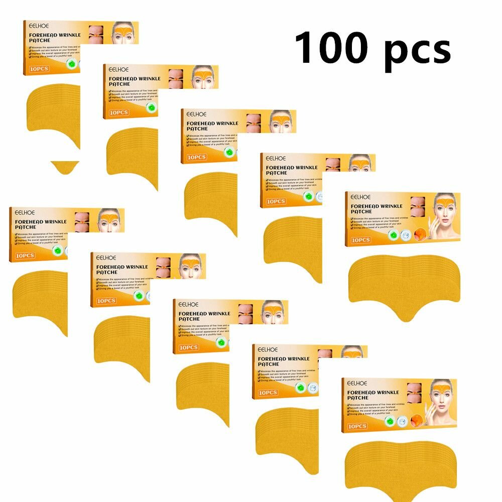 Патчи для лба от морщин / Тейпы коллагеновые 100 шт.