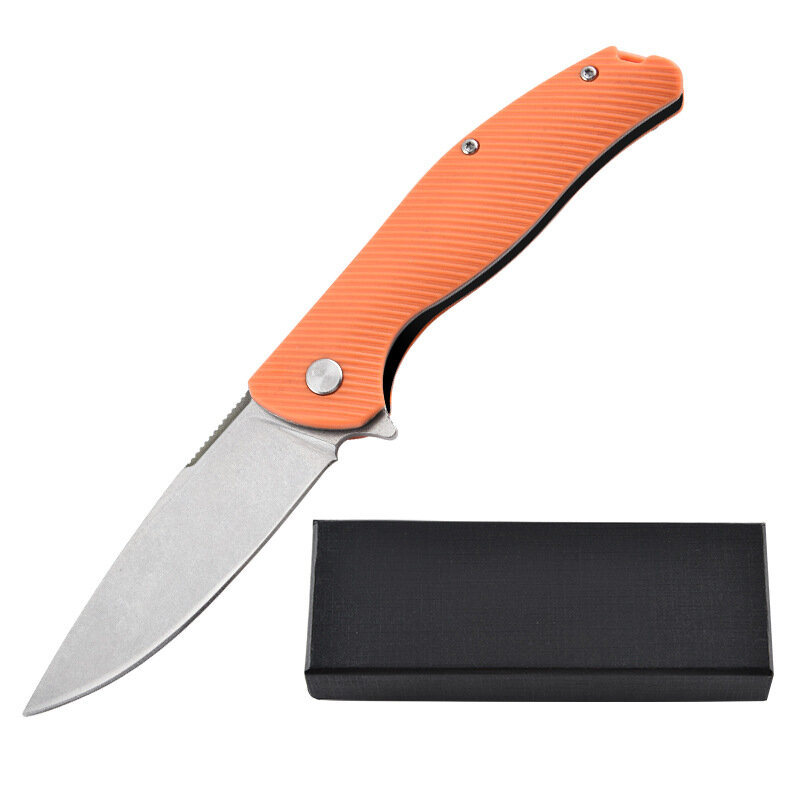 Производитель Нож складной для улицы, лезвие D2, ручка G10, нож медведя с клипсой, удобный портативный инструмент для кемпинга и пикника EDC