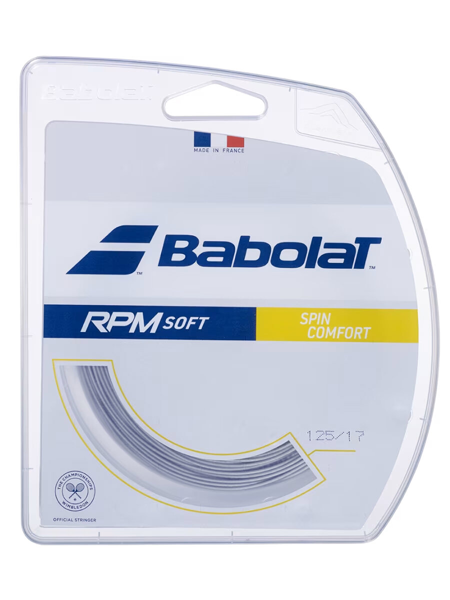 Струна для тенниса Babolat 12m, RPM Soft, Gray, толщина: 1.30