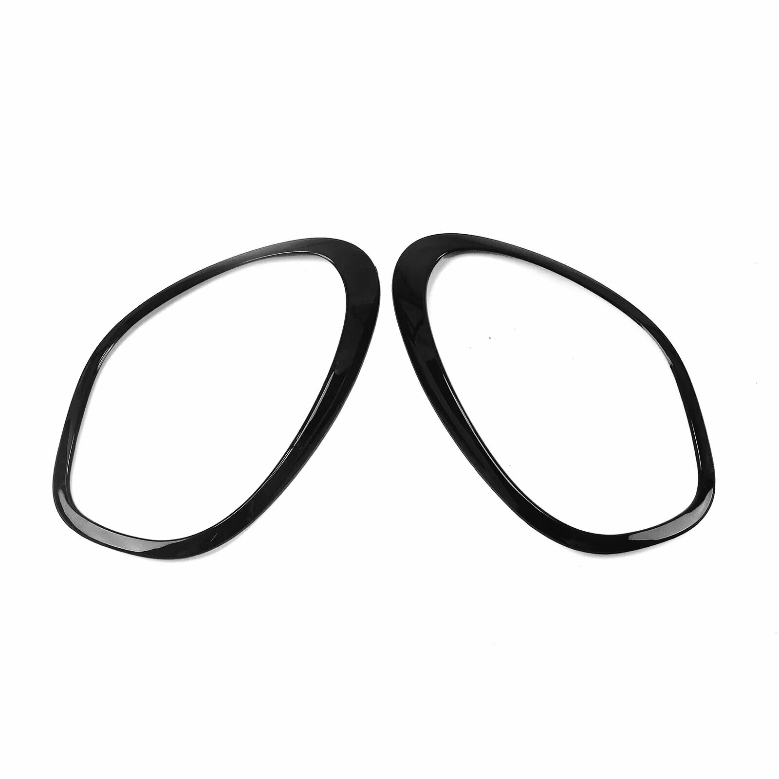 Глянцевая черная облицовка кольца для автомобильных фар, облицовочная Обложка, комплект облицовки рамы для задних фар, подходит для Mini Cooper R60 Countryman 2011-2016