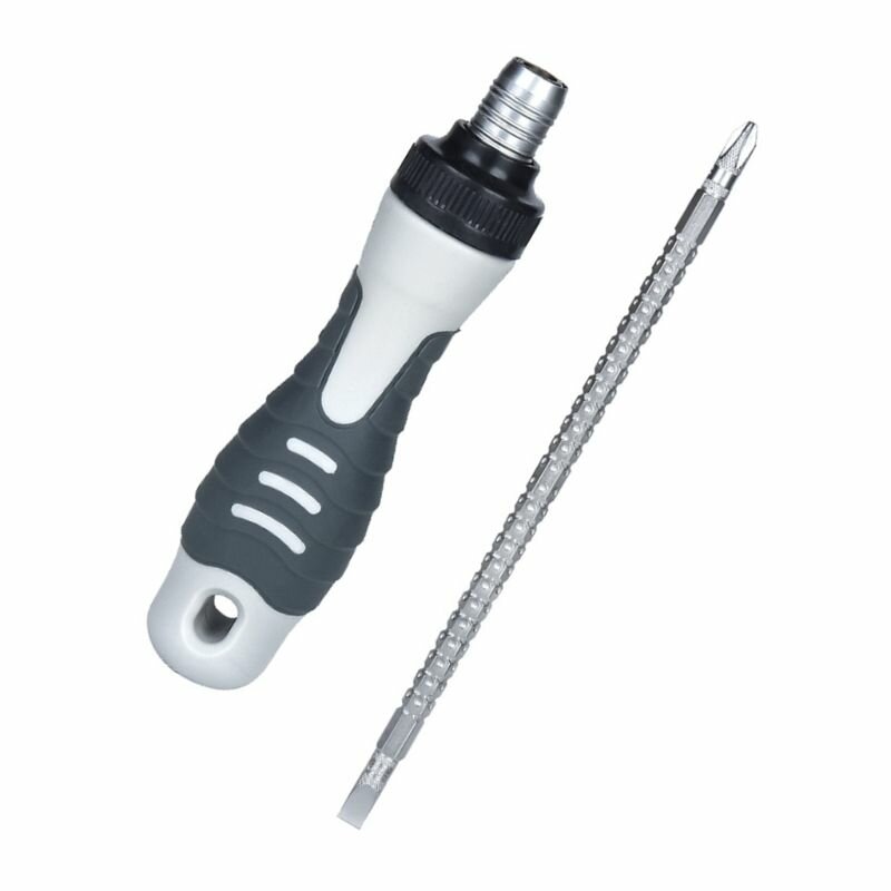 Универсальная телескопическая отвертка с храповым механизмом