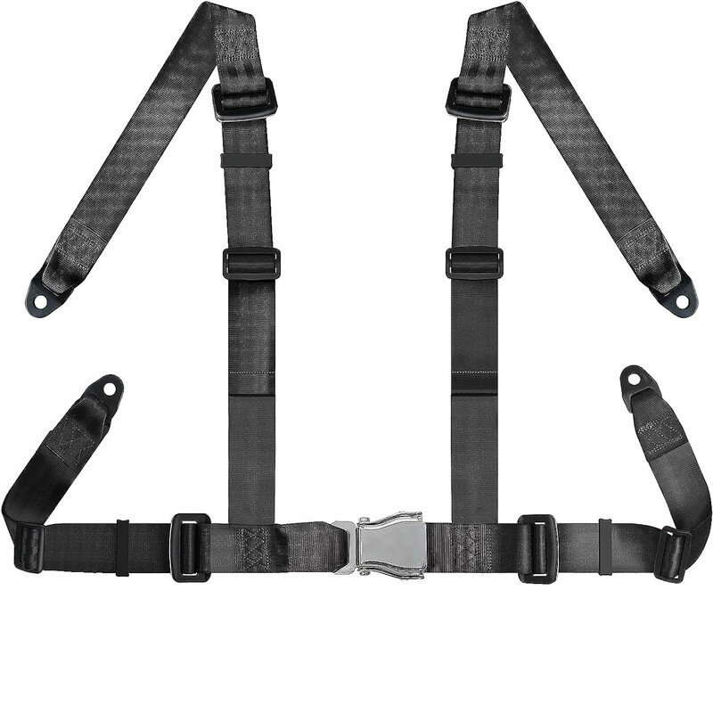 Сиденье для гонок на картинге с четырехточечным ремнем безопасности, регулируемый ремень безопасности для детей и взрослых