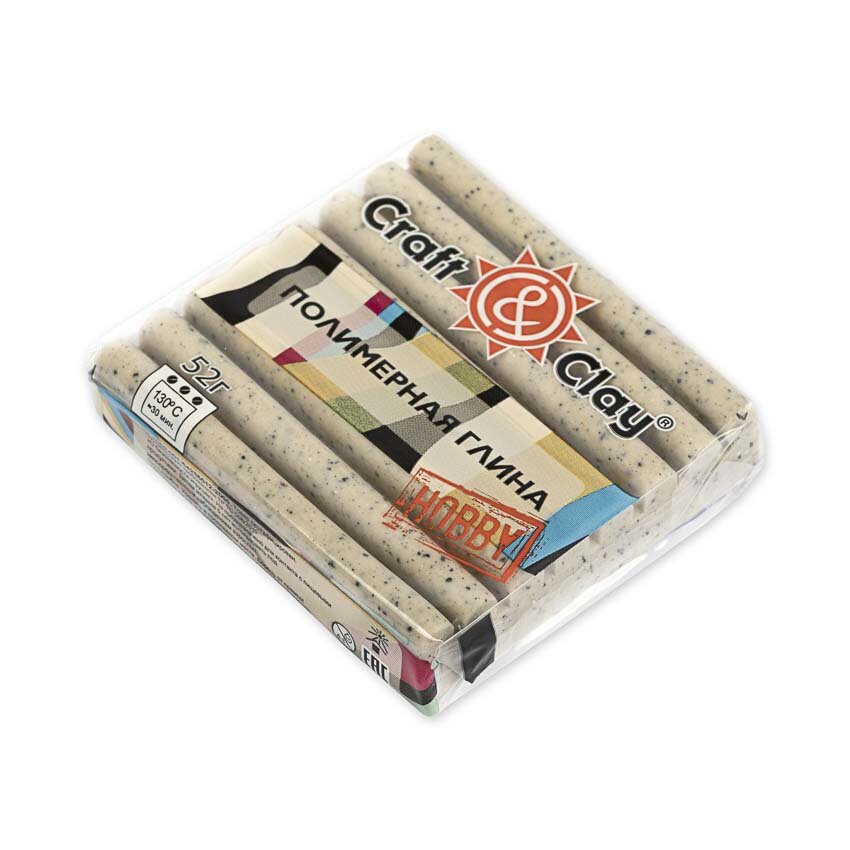 Craft and Clay полимерная глина CCH мраморная крошка 52 г 1604 бежевый