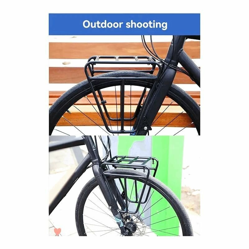 Передний багажник для велосипеда, для туристических багажников, Mountain Road Pannier, черный