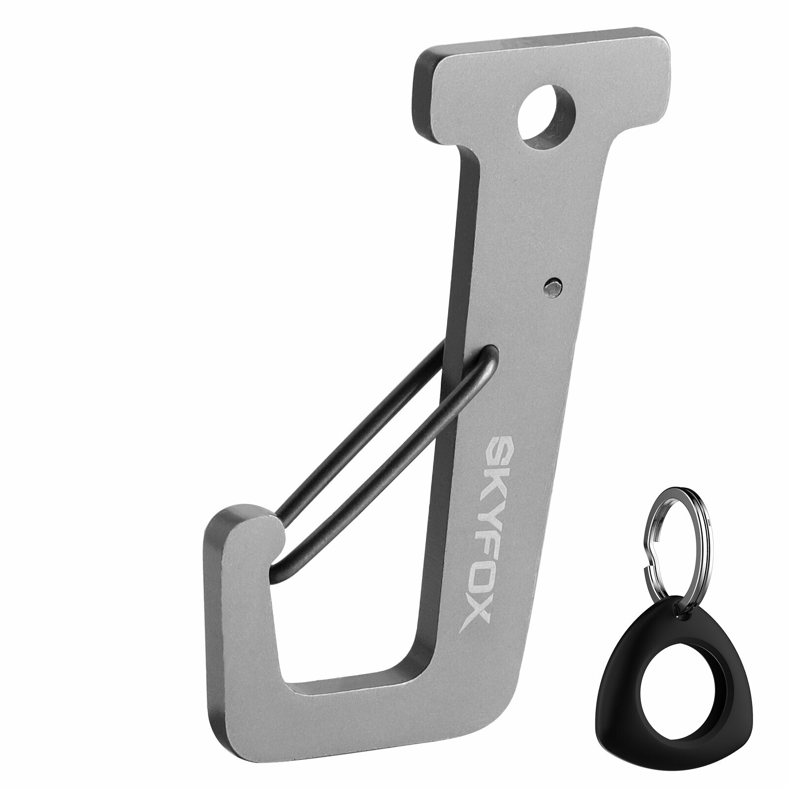 Ключница с инициалами A-Z с чехлом для AirTag, брелки для мужчин, женщин и девушек, сумки, автомобильный брелок, шарм для сумки Skyfox