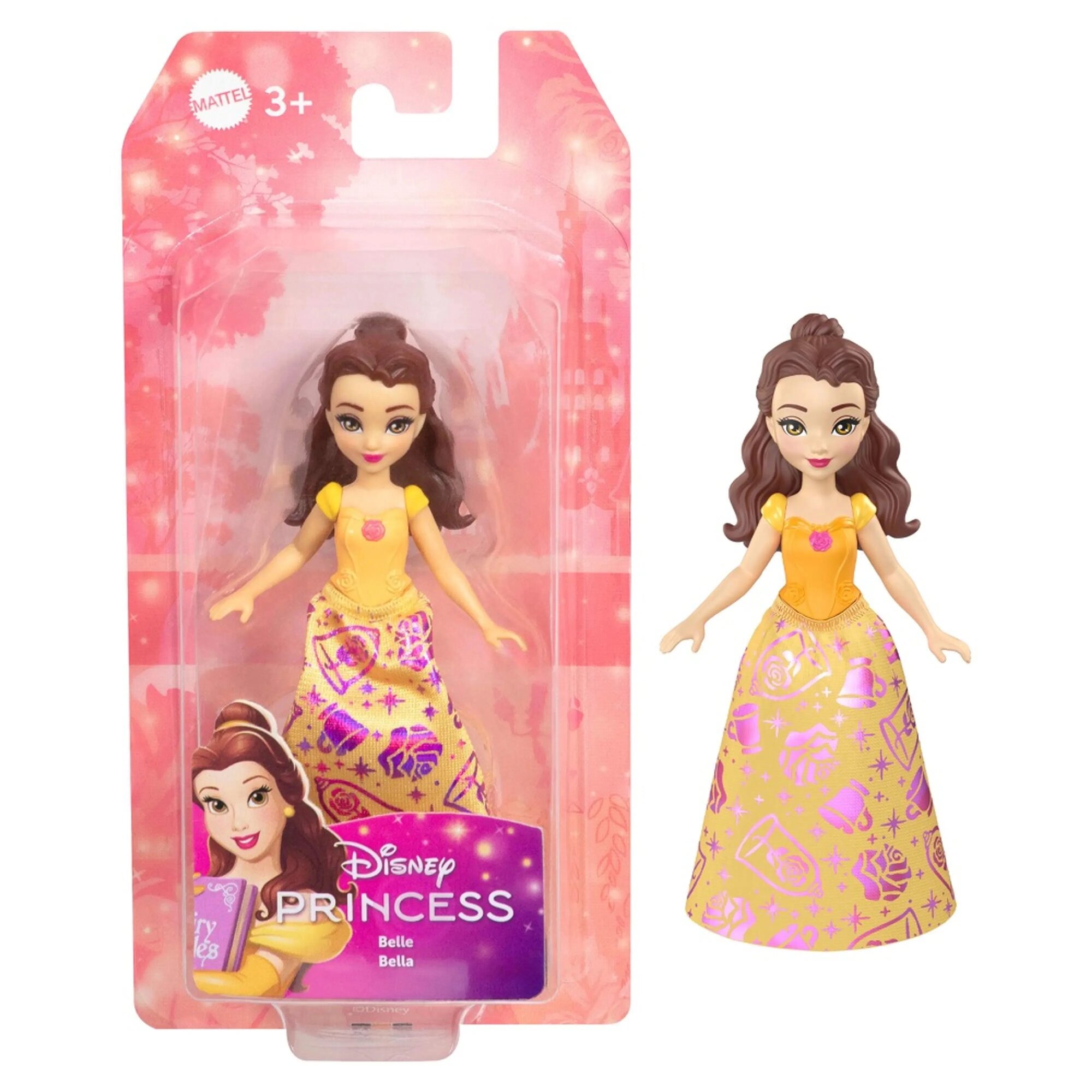 Disney Princess Белла, мини-кукла, Цвет: JBX50 BELL