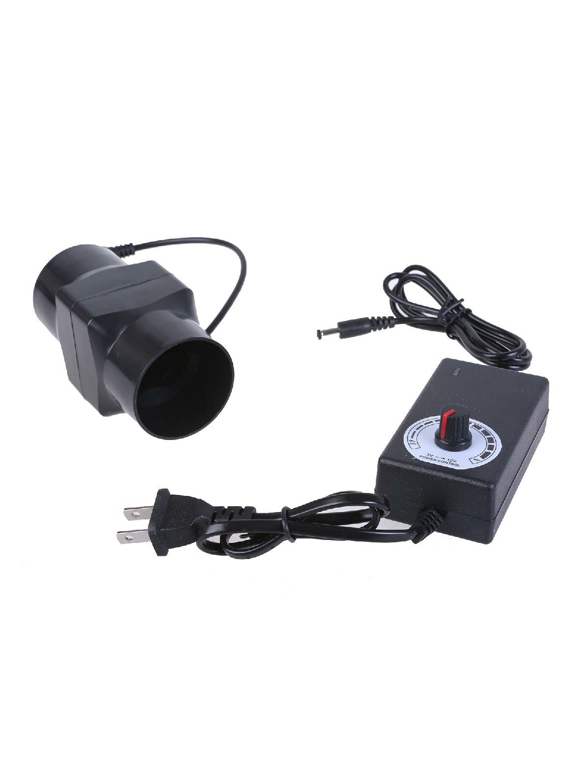 Стандартный источник питания с регулировкой скорости в США + черный канальный вентилятор мощностью 50 мм6 Вт