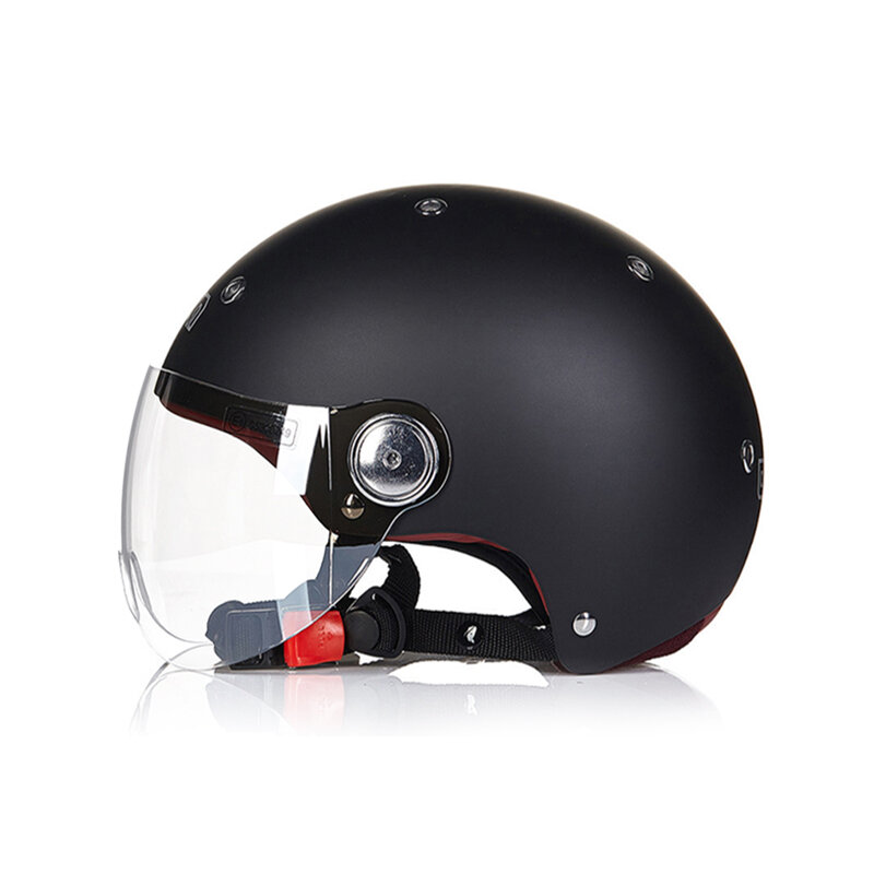 Шлем унисекс BEON CCC с одним визором для поездок и путешествий на мотоцикле, matte black, XL EU