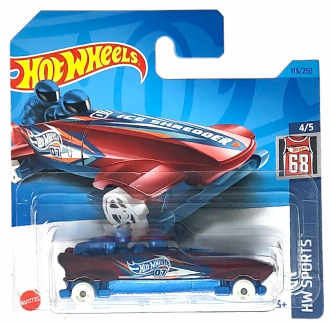 Игрушечная машинка Hot Wheels Ice Shredder Metalflake oxblood (базовая коллекция 2023 г, 113/250)