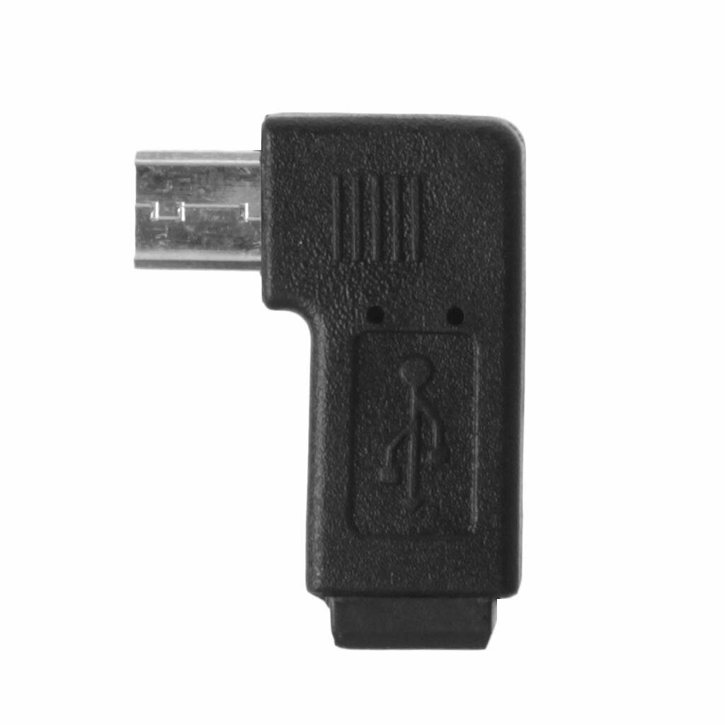 Адаптер Mini-USB 5Pin мама Micro-USB папа , Черный
